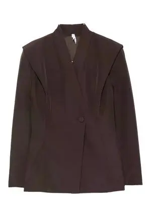 IMPERIAL IMPERIAL Padded Shoulder Single-Breasted Jacket