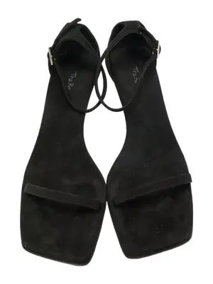 THE ROW The Row Paloma Suede Slingback Sandals