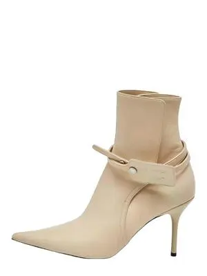OFF-WHITE Off-White Leather Ankle Boots