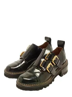 See By Chloé Double-buckle Oxford Shoes - Black