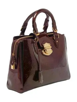 LOUIS VUITTON Louis Vuitton Monogram Vernis Tote Bag Red