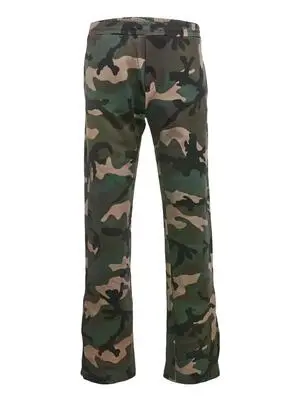 Valentino Garavani Camouflage-print Vlogo Track Pants - Green