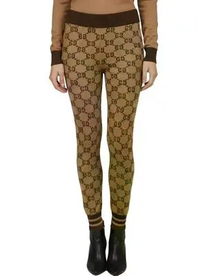 GUCCI Gg Supreme Monogram Leggings