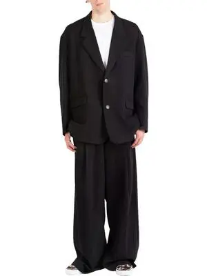 SOCIETE ANONYME Oversized Wool Jacket - Black