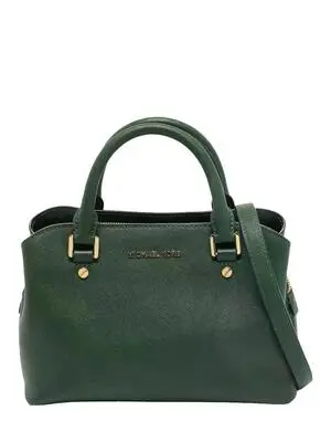 Michael Kors Michael Kors Vintage Savannah Saffiano Tote Bag Green