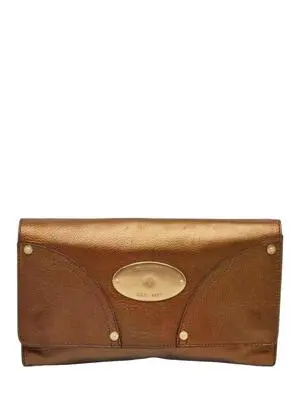 Mulberry Mulberry Poppy Clutch Bag Brown