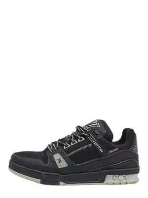 LOUIS VUITTON Louis Vuitton Trainer Lace-Up Sneakers Black