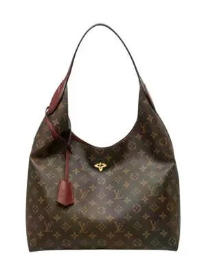 LOUIS VUITTON Monogram Flower Hobo Bag - Brown