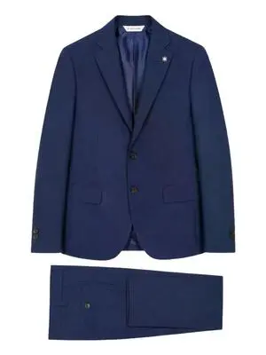 MANUEL RITZ Single-breasted Two-piece Suit - Blue