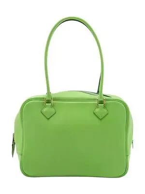 Hermès 1994 Mini Gulliver Plume 20 Handbag - Green