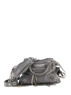 Balenciaga Neo Cagole City Bag Leather Xs Shoulder Bag - Grey