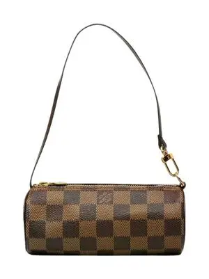 LOUIS VUITTON Damier Ebene Papillon Pochette - Brown