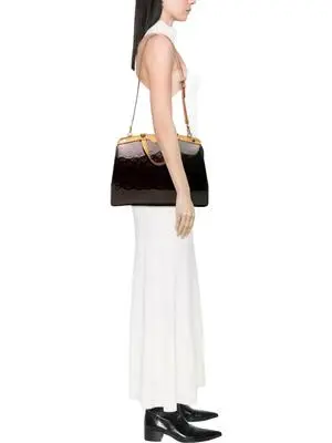 LOUIS VUITTON Monogram Vernis Brea Gm Satchel - Purple