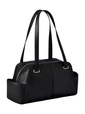 Calvin Klein Embossed Panelled Shoulder Bag - Black