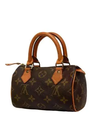 LOUIS VUITTON 1994 Monogram Mini Speedy Hl Satchel - Brown