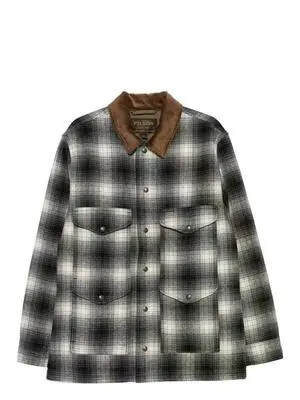 Filson Check-pattern Corduroy-collar Jacket - Black