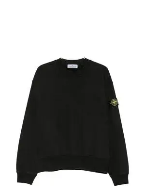 Stone Island Compass-patch Sweatshirt - Black