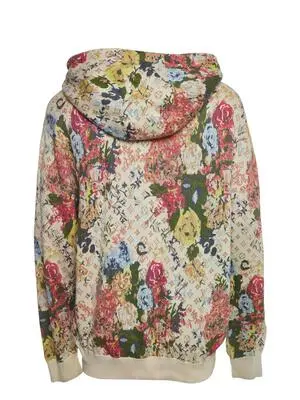 LOUIS VUITTON Monogram Floral Hoodie - Neutrals