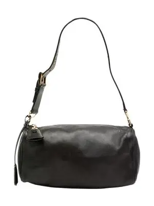 Prada 2010-2026 Soft Calf Shoulder Bag - Black