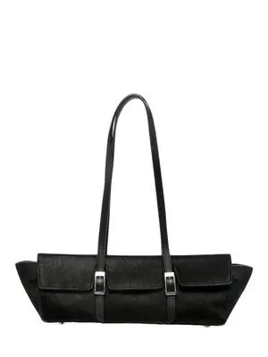 ELLEME Le Bateau Calf Leather Shoulder Bag - Black