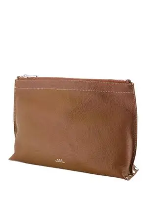 A.p.c. A.P.C. Neige Clou Pouch Brown