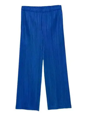 ISSEY MIYAKE Pleats Please Issey Miyake Cropped Pleated Trousers