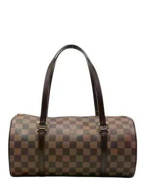 LOUIS VUITTON 2004 Damier Ebene Papillon 30 Handbag