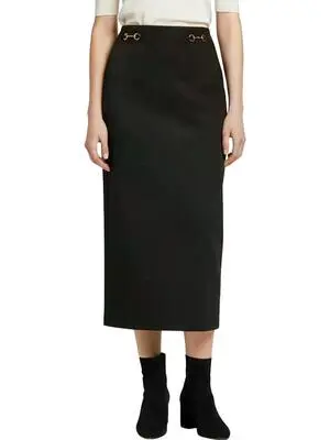 GUCCI Gucci Midi Skirt With Horsebit Detail