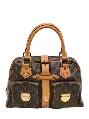 LOUIS VUITTON 2007 Gm Manhattan Tote Bag - Brown