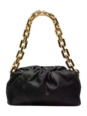 BOTTEGA VENETA Bottega Veneta Lambskin Chain Pouch Shoulder Bag