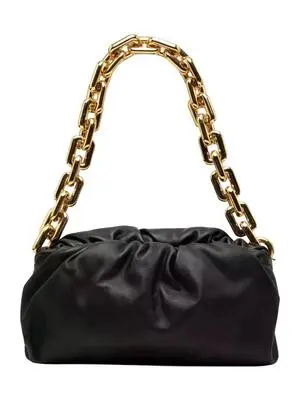 BOTTEGA VENETA Bottega Veneta Lambskin Chain Pouch Shoulder Bag