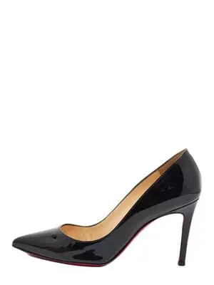 CHRISTIAN LOUBOUTIN Christian Louboutin Pigalle Patent Leather Stiletto Pumps Black