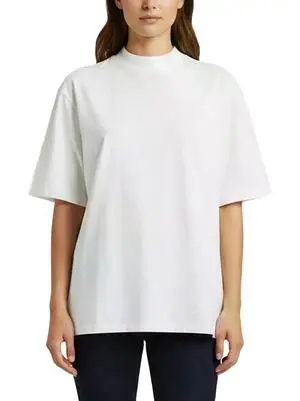 Attico Mock-neck T-shirt - White