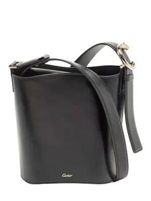 CARTIER Panthère C Leather Mini Bucket Bag