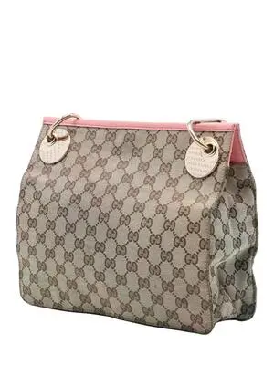 Gucci 2000-2015 Gg Canvas Eclipse Crossbody Bag - Pink
