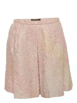 Giambattista Valli Floral Jacquard Pleated Skirt - Pink