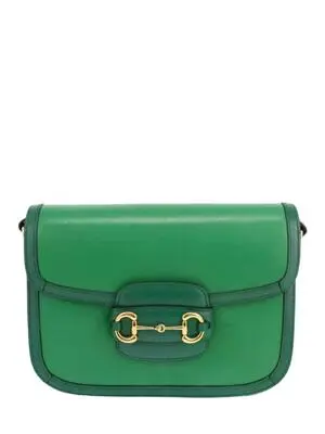 Gucci Gucci 1955 Horsebit Shoulder Bag Green