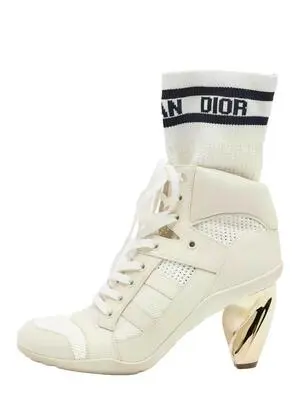 Dior D-zenith Knit Ankle Boots - Neutrals