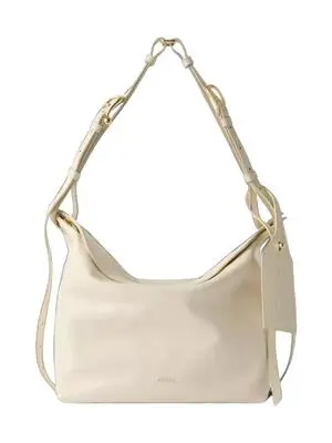 Furla Furla Leather Shoulder Bag Neutrals