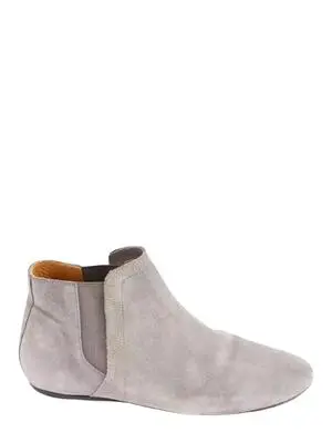 IRO PARIS Round-toe Suede Ankle Boots - Grey