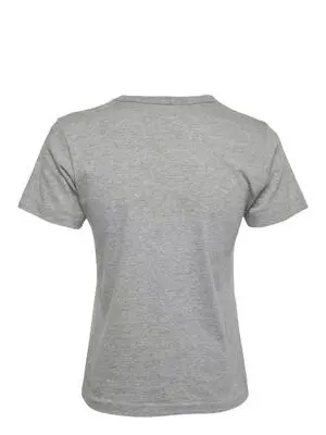 Comme Des Garçons Logo-appliqué T-shirt - Grey