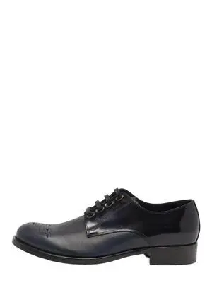 Dolce & Gabbana Perforated Lace-up Oxford Shoes - Blue