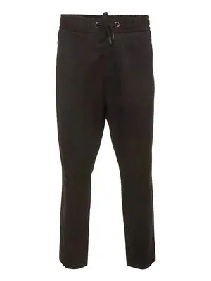 DOLCE & GABBANA Dolce & Gabbana Logo Plaque Zip-Up Trousers