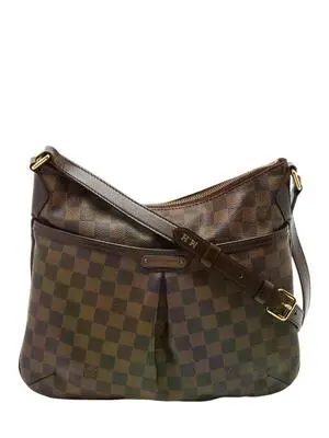 LOUIS VUITTON Damier Ebene Bloomsbury Shoulder Bag - Brown