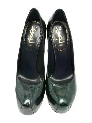 Saint Laurent Tribtoo Platform Pumps - Blue