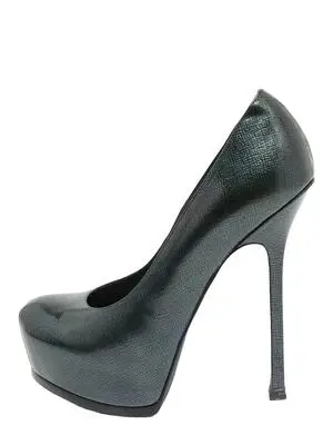 Saint Laurent Tribtoo Platform Pumps - Blue