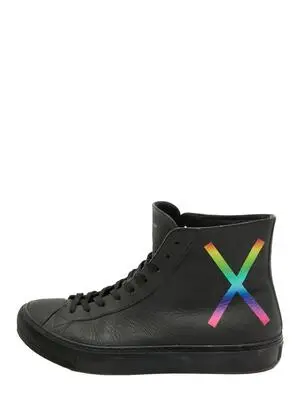 LOUIS VUITTON Louis Vuitton High Top Sneakers With Rainbow Graphic Print