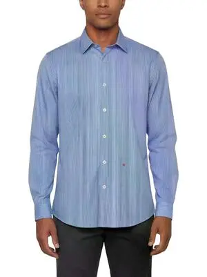 Moschino Stripe Button-front Shirt - Blue