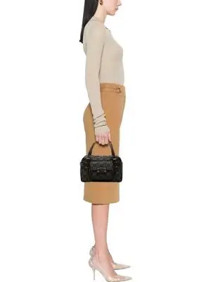 Loewe 2005 Anagram Coated Canvas Handbag - Brown