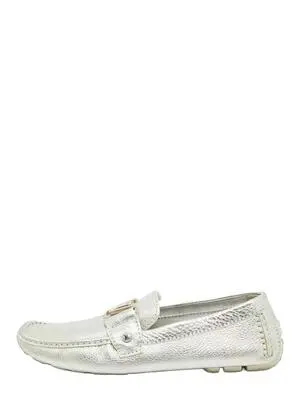 LOUIS VUITTON Louis Vuitton Monte Carlo Loafers Silver
